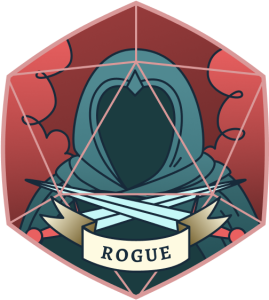 D&D Rogue Badge – Handsome Toad Handmade
